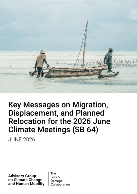 Key Messages on Migration, Displacement, and Planned Relocation for the ...
